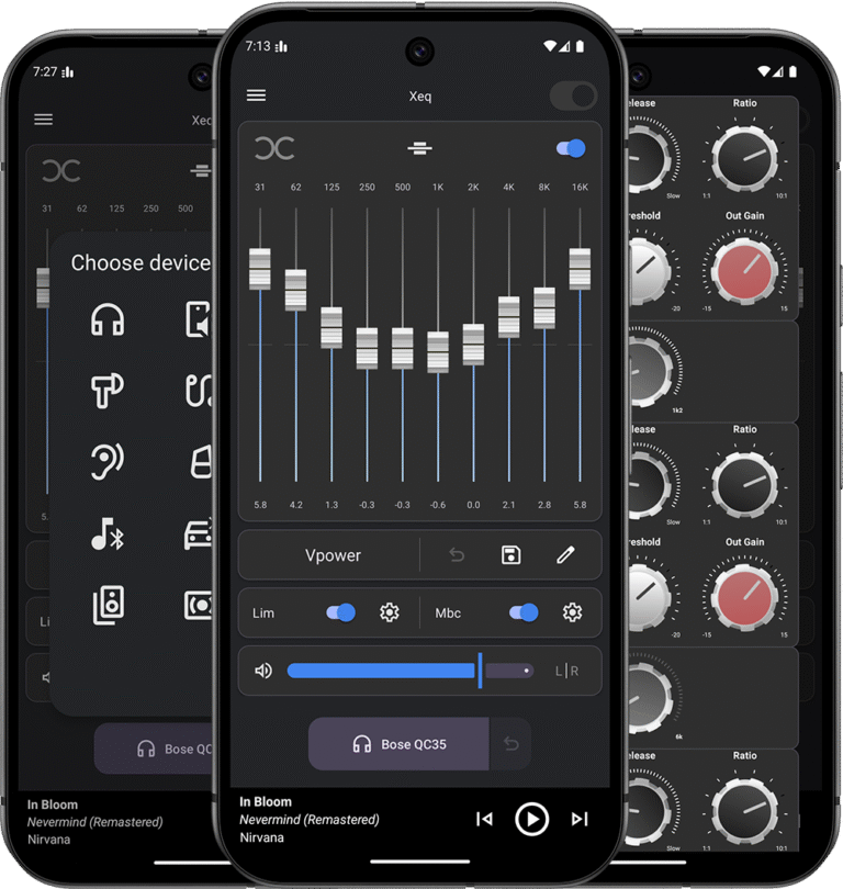 Equalizer App Android - Xeq